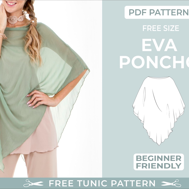Poncho Pattern - Etsy