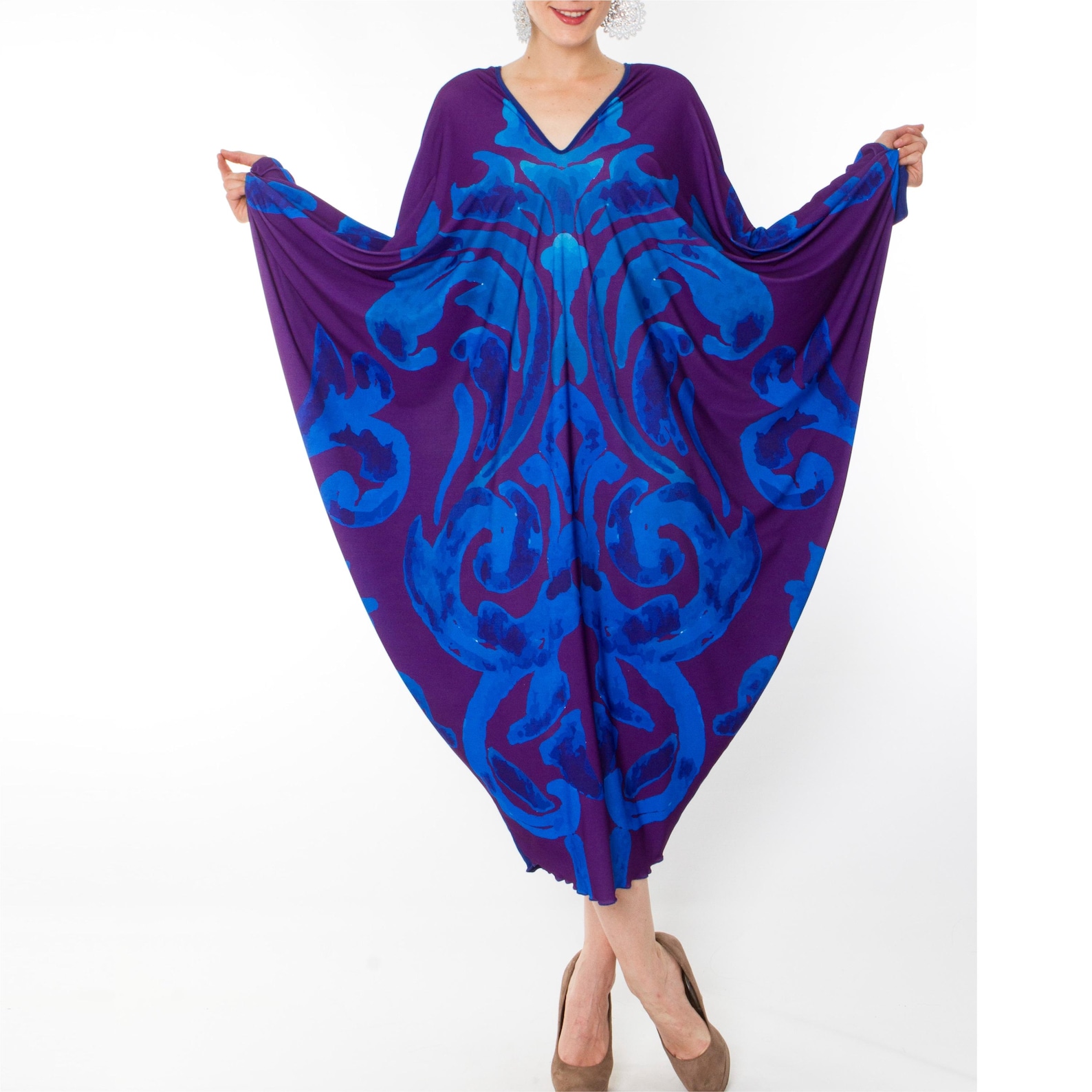 Kaftan Maxi Dress Sewing Pattern PDF | Easy Beginner Kaftan Dress ...