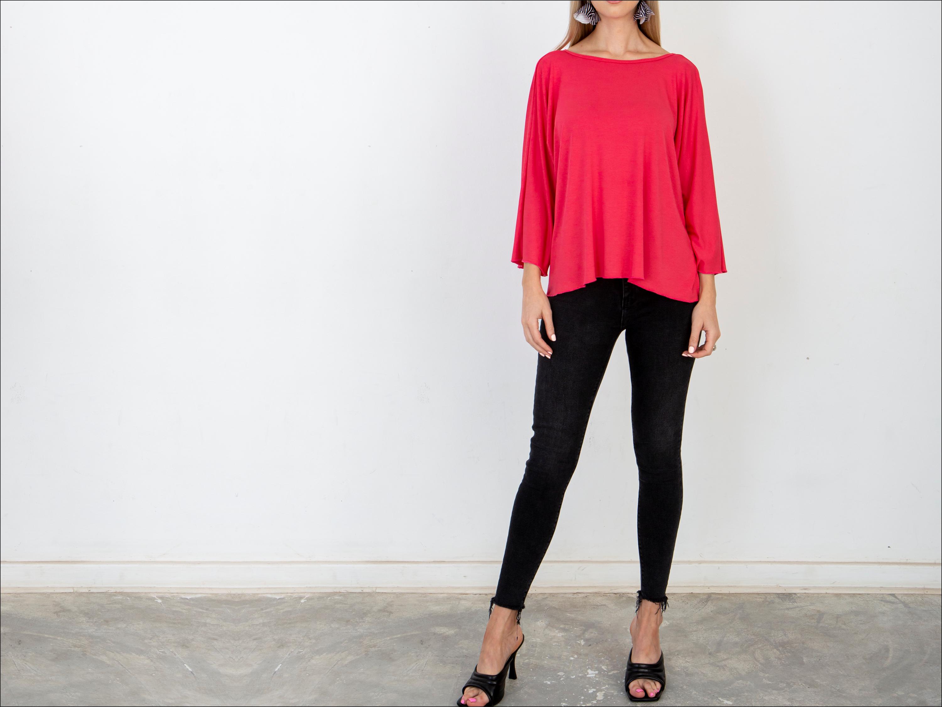 Loose Top Sewing Pattern With Tutorial | FREE SIZE | Easy Beginner ...