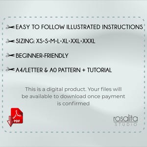 A-line Tunic Sewing Pattern. Digital PDF Sewing Pattern With Tutorial ...
