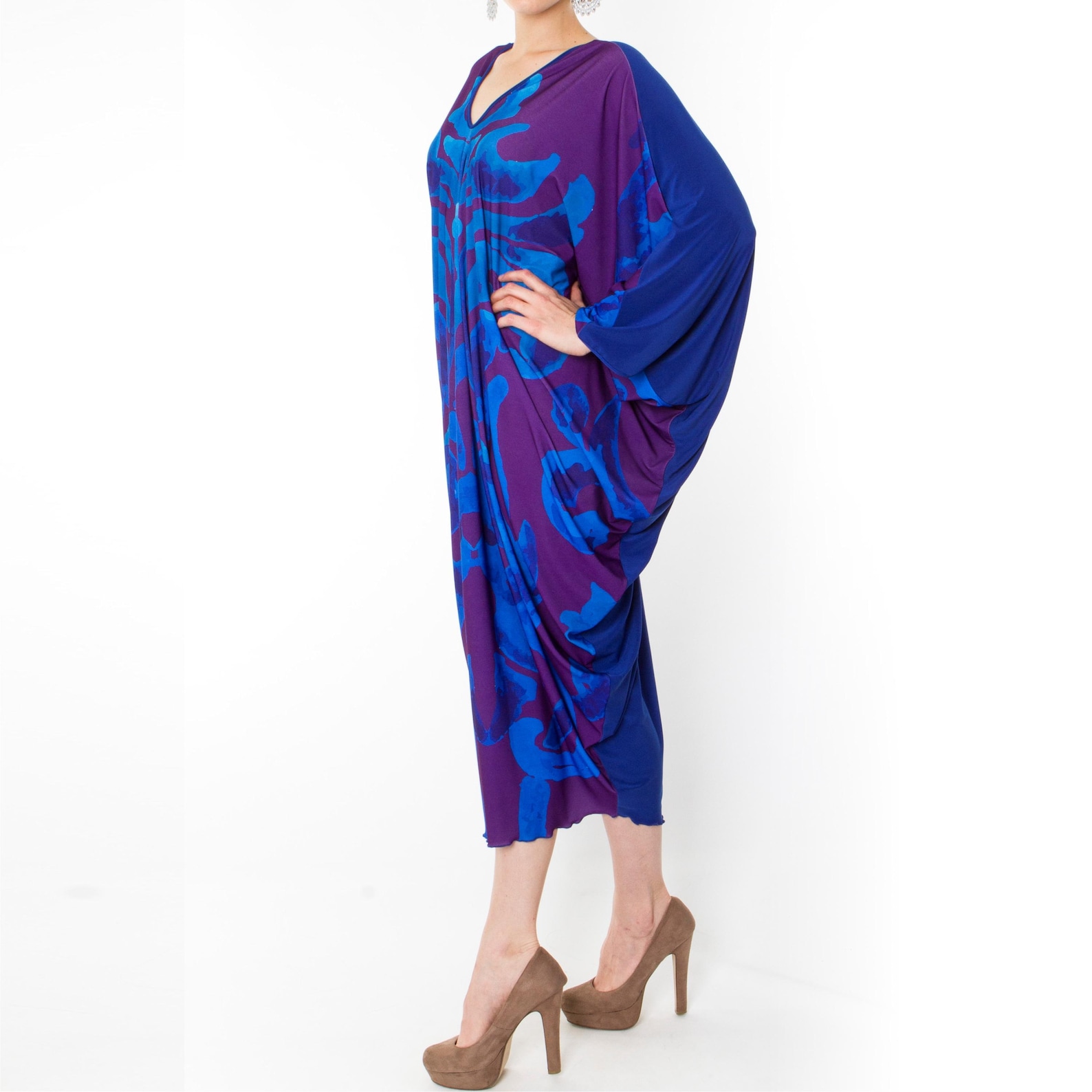 Kaftan Maxi Dress Sewing Pattern PDF | Easy Beginner Kaftan Dress ...