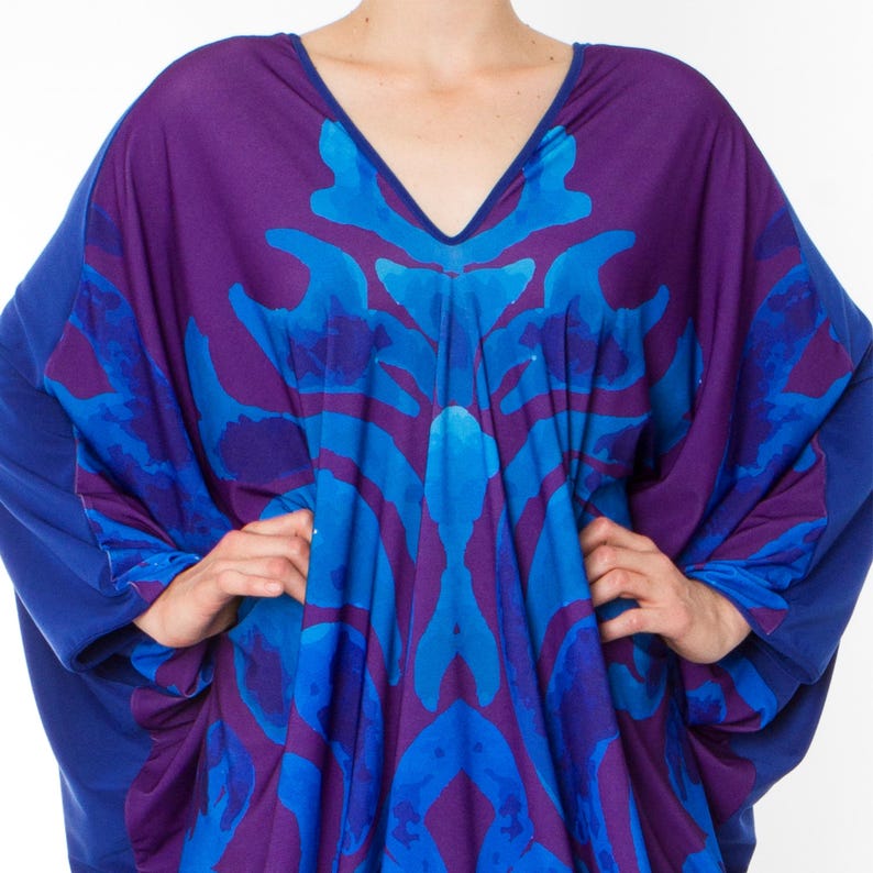 Kaftan Maxi Dress Sewing Pattern PDF | Easy Beginner Kaftan Dress ...