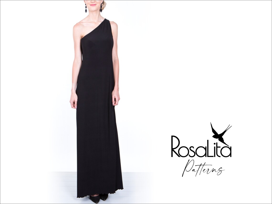 Melissa Maxi Dress Digital PDF Sewing Pattern With Tutorial XS-XXXL ...