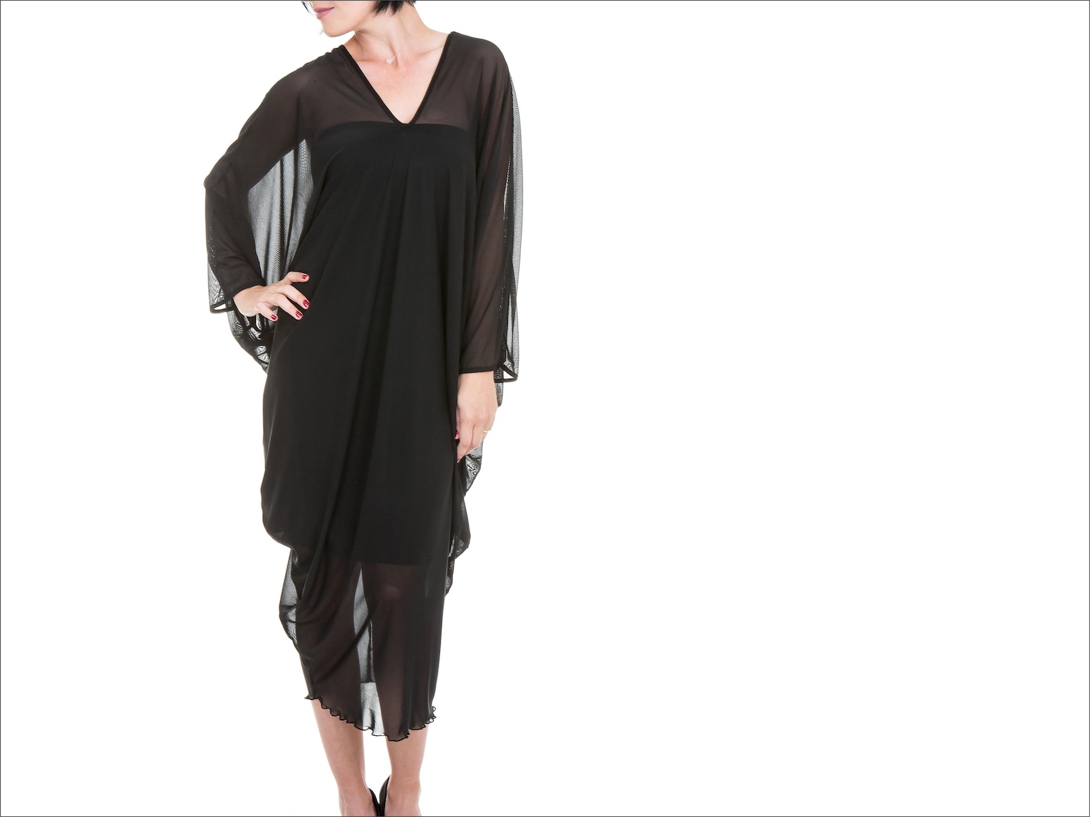 Kaftan Dress Sewing Pattern. Digital PDF Sewing Pattern With Tutorial ...