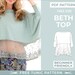 Loose Top Sewing Pattern With Tutorial | FREE SIZE | Easy Beginner ...