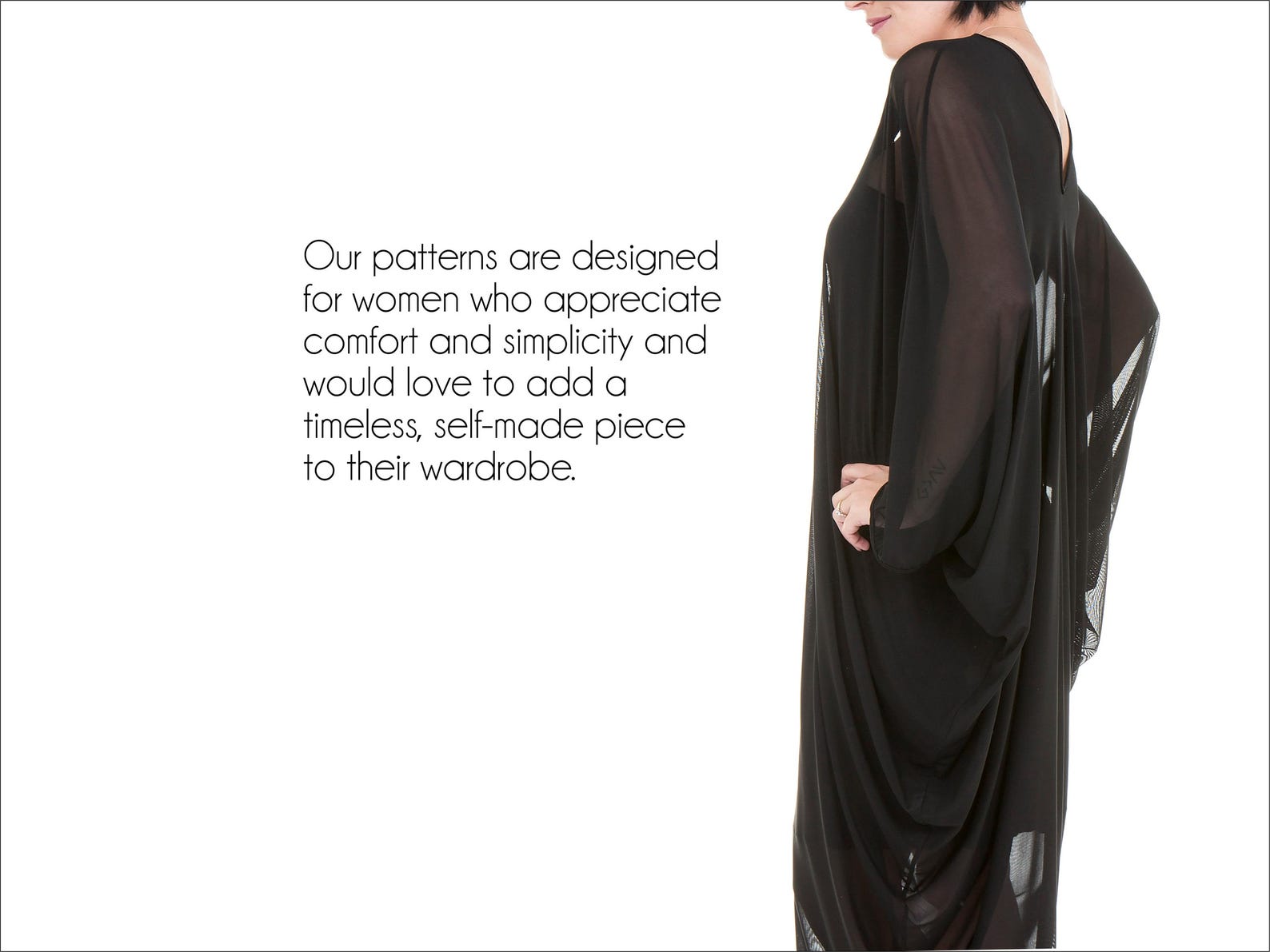 Kaftan Dress Sewing Pattern. Digital PDF Sewing Pattern With Tutorial ...