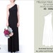 Melissa Maxi Dress Digital PDF Sewing Pattern With Tutorial XS-XXXL ...