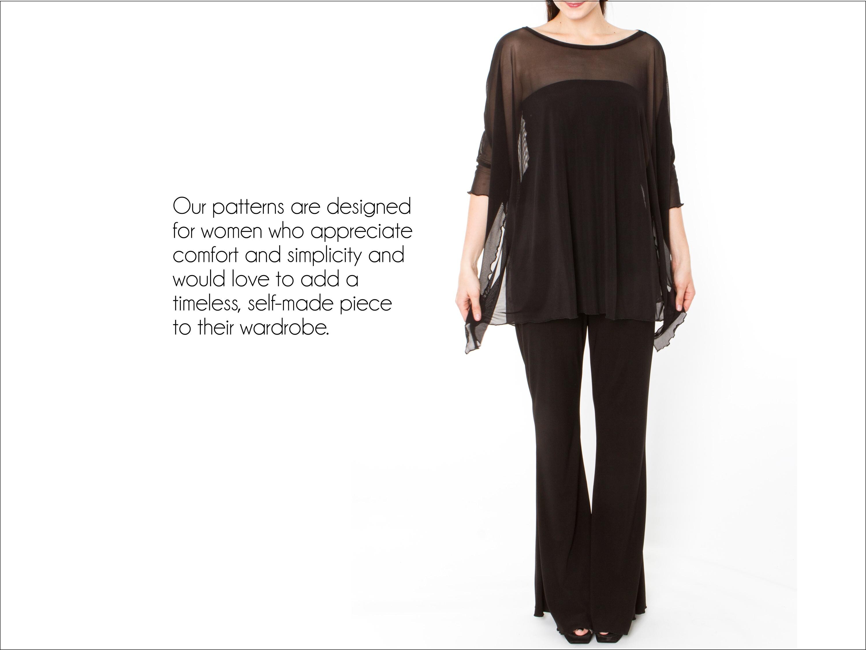 Loose Top Sewing Pattern With Tutorial | FREE SIZE | Easy Beginner ...