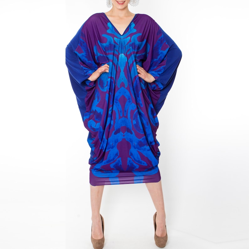 Kaftan Maxi Dress Sewing Pattern PDF | Easy Beginner Kaftan Dress ...