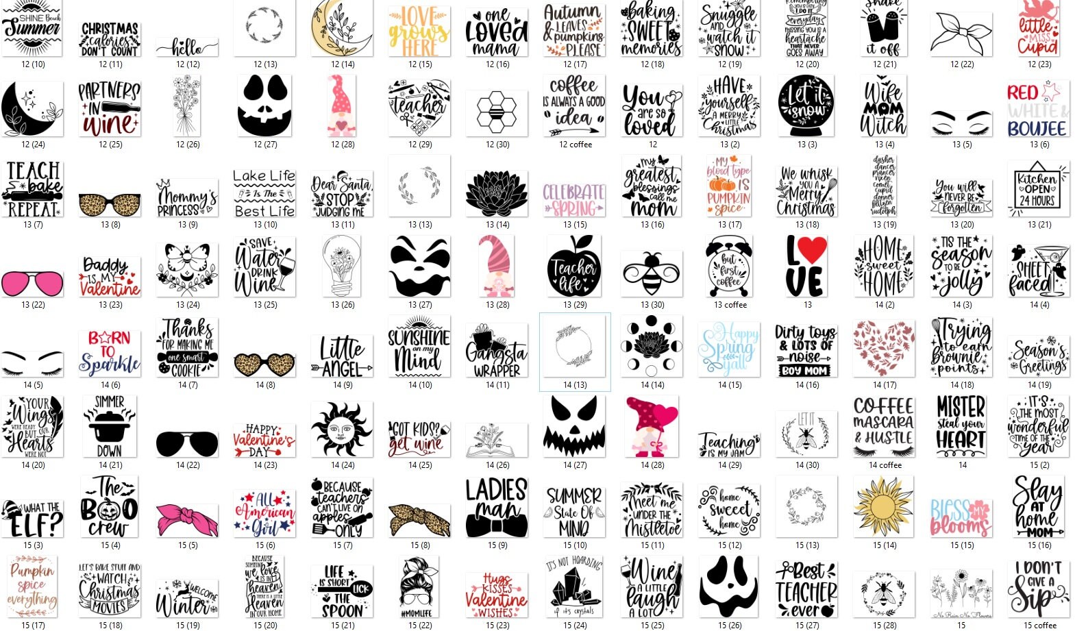 SVG-PNG Bundle Popular Svg Files Svg Files for Cricut Silhouette Cut ...