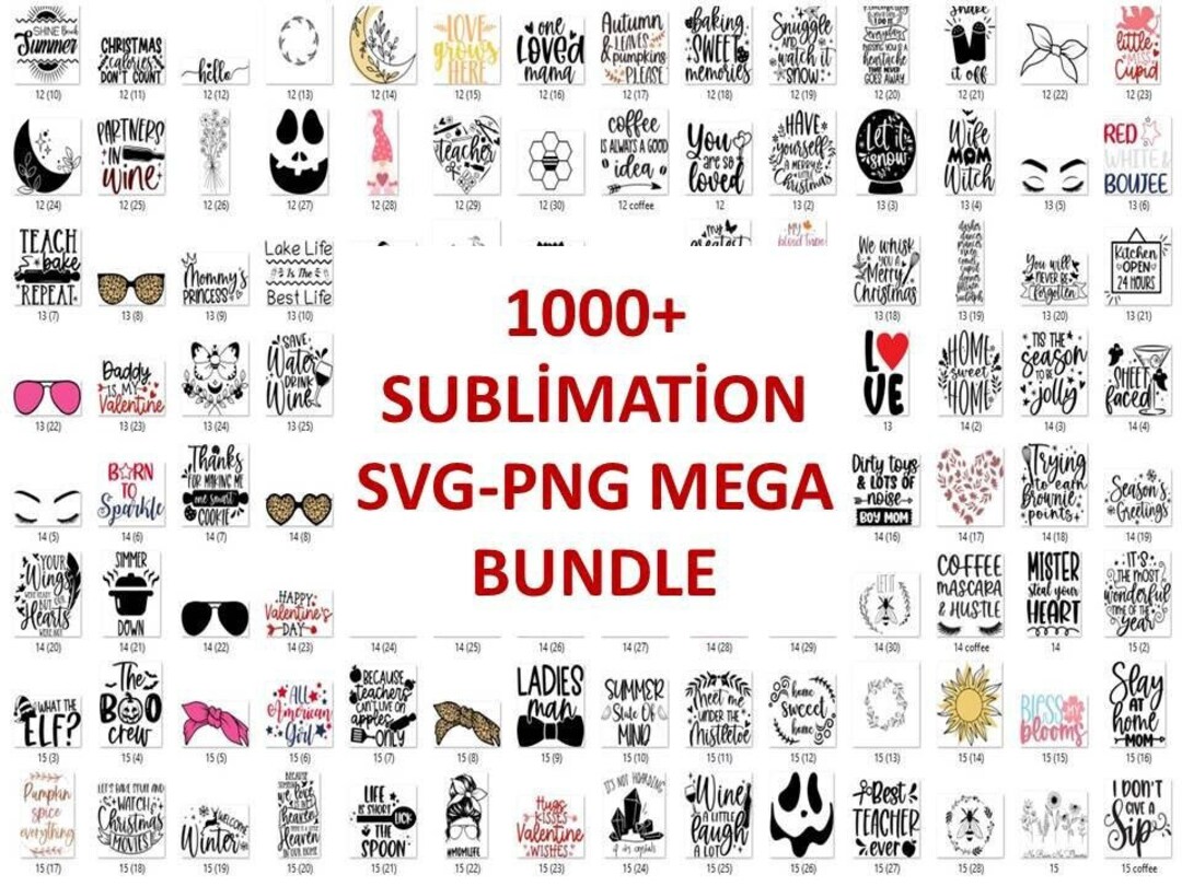 SVG-PNG Bundle Popular Svg Files Svg Files for Cricut Silhouette Cut ...