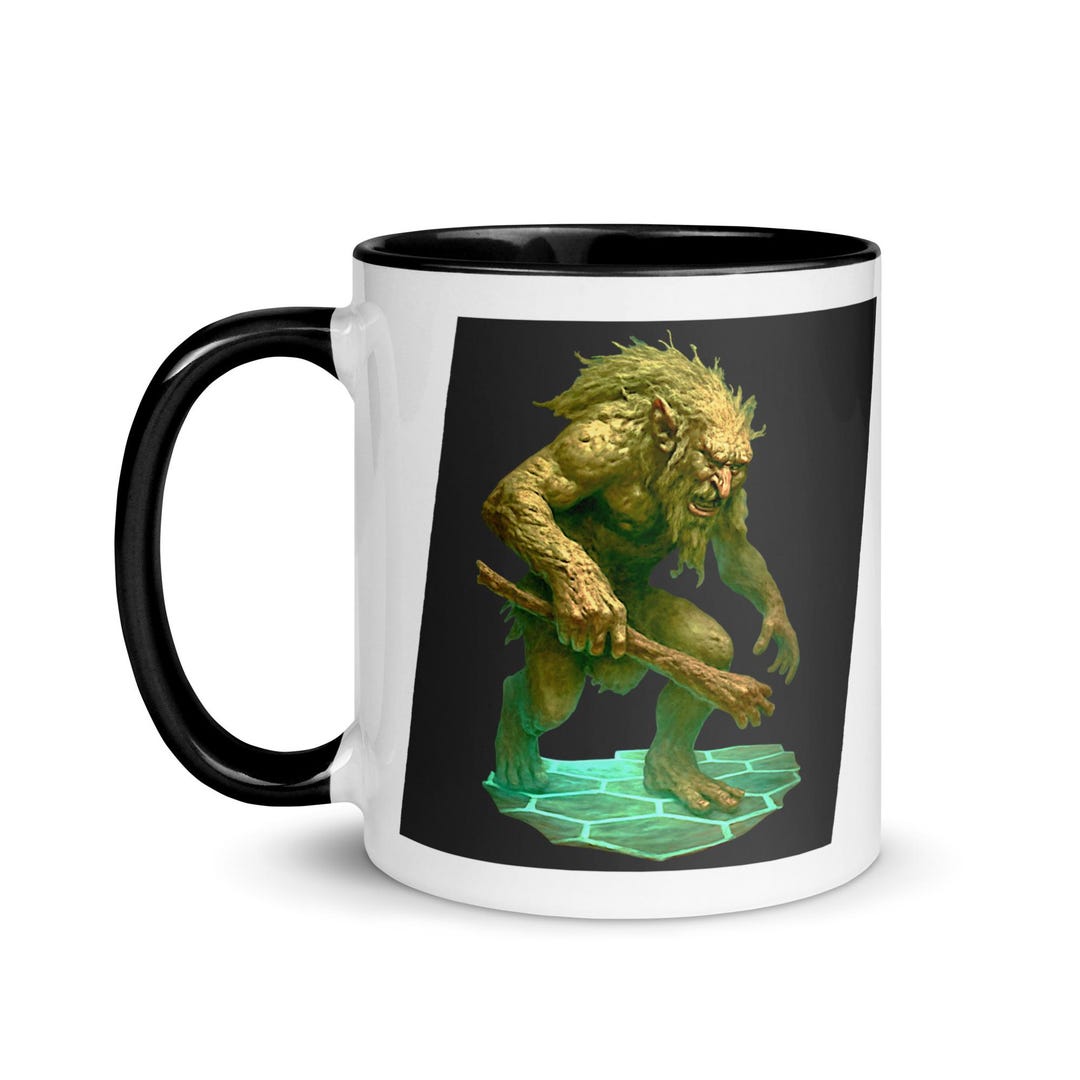 Grottenschrat – Hüter Der Felsen | Fantasy-tasse Mit Farbiger ...