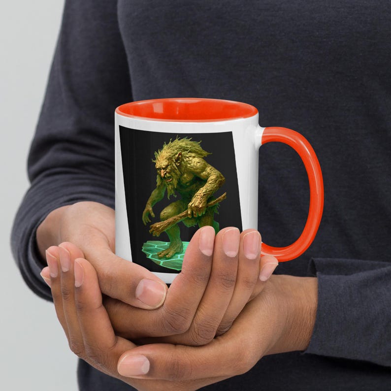 Grottenschrat – Hüter Der Felsen | Fantasy-tasse Mit Farbiger ...