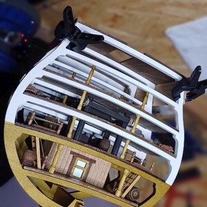 In the Shipyard: Unique Handmade Model of Historic Sailing Ship HMS ...