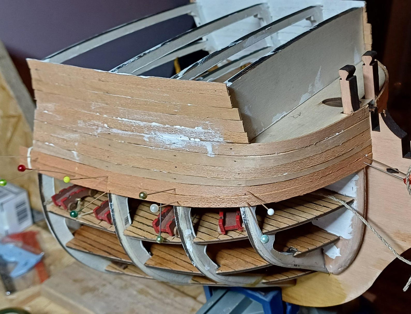 In the Shipyard: Unique Handmade Model of Historic Sailing Ship HMS ...