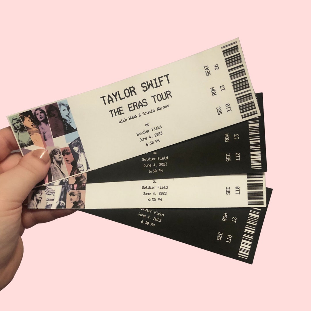 Physical Commemorative Concert Ticket Horizontal - Etsy