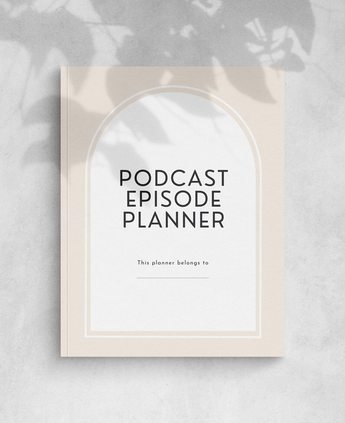 The Podcast Episode Planner - Etsy