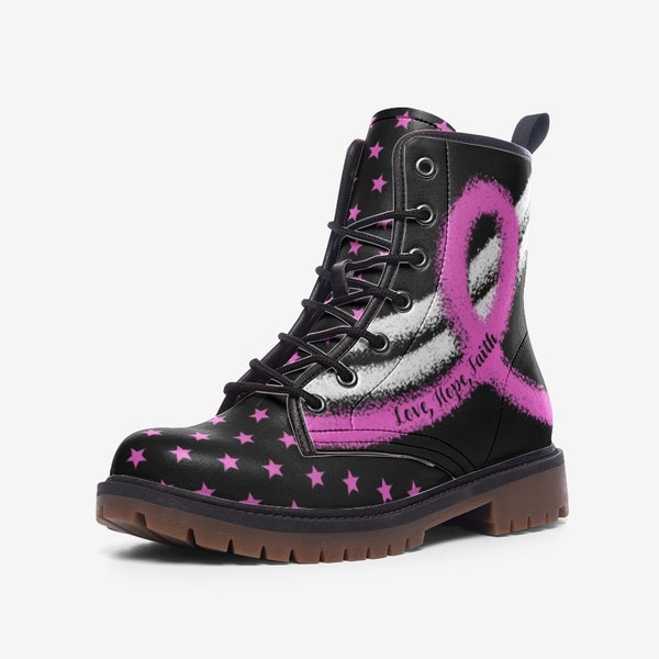 Leather Combat Boots - Etsy