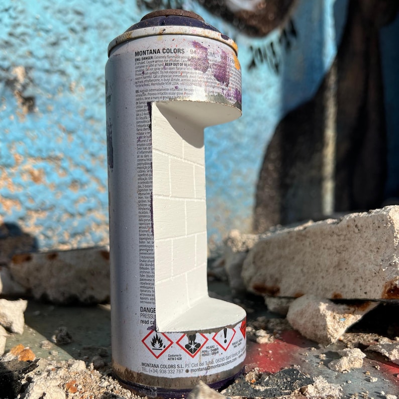 Spray Paint Can-vas, Re-purposed Graffiti Art DIY - Etsy