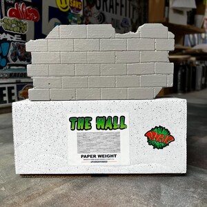 Model Graffiti Wall, Blank Canvas, Street Art Diorama, Mini Wall ...