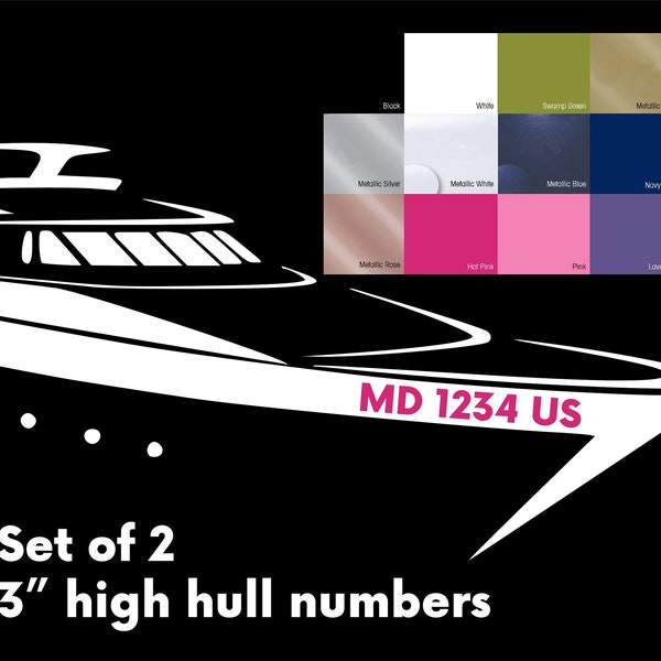 Boat Hull Decals - Etsy