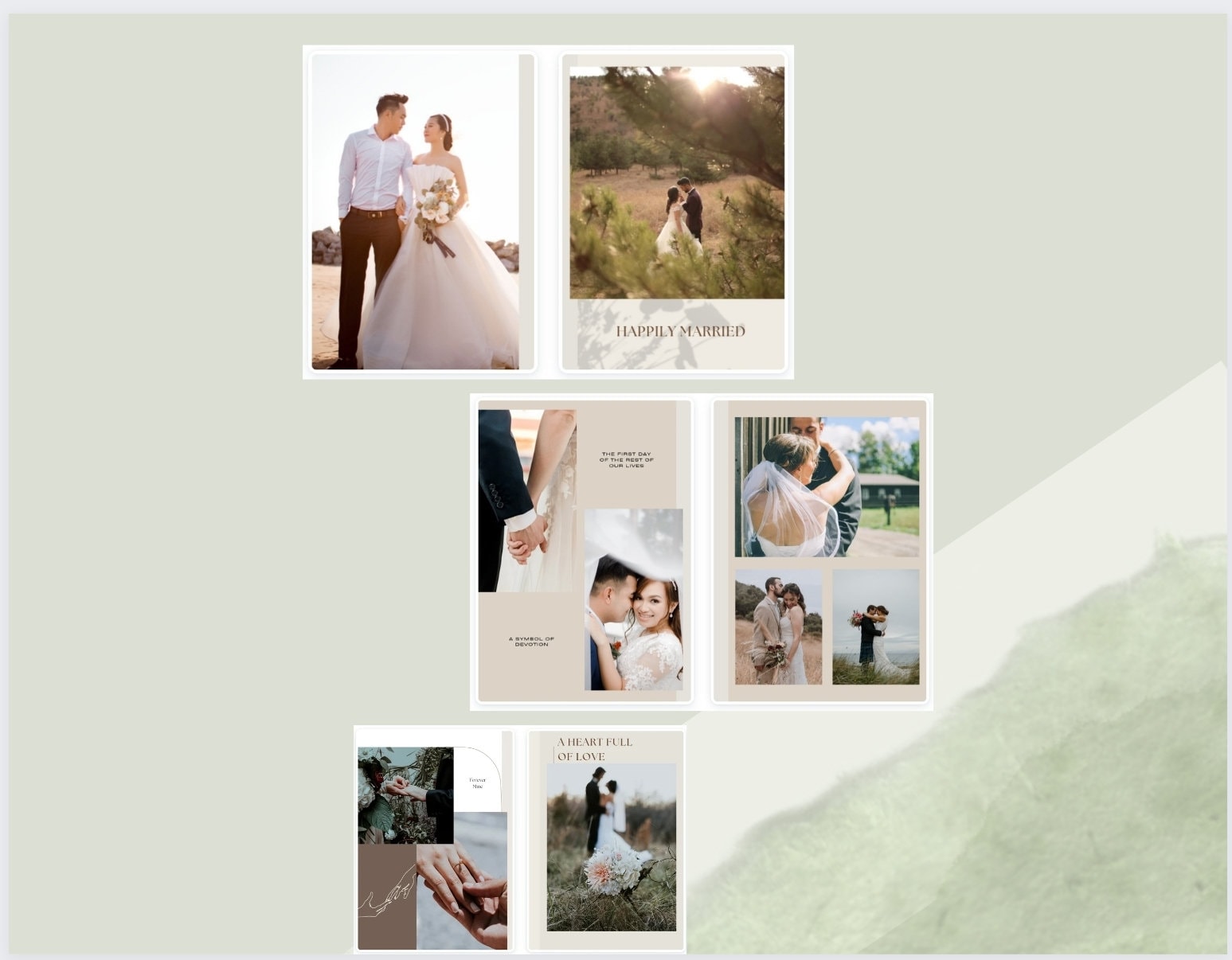 Canva Wedding Album Template Magazine Theme - Etsy
