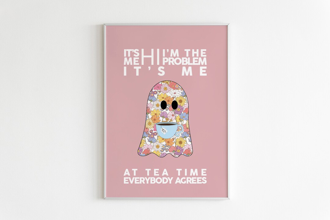 Tea Time Ghosts TS instant A4 Download - Etsy