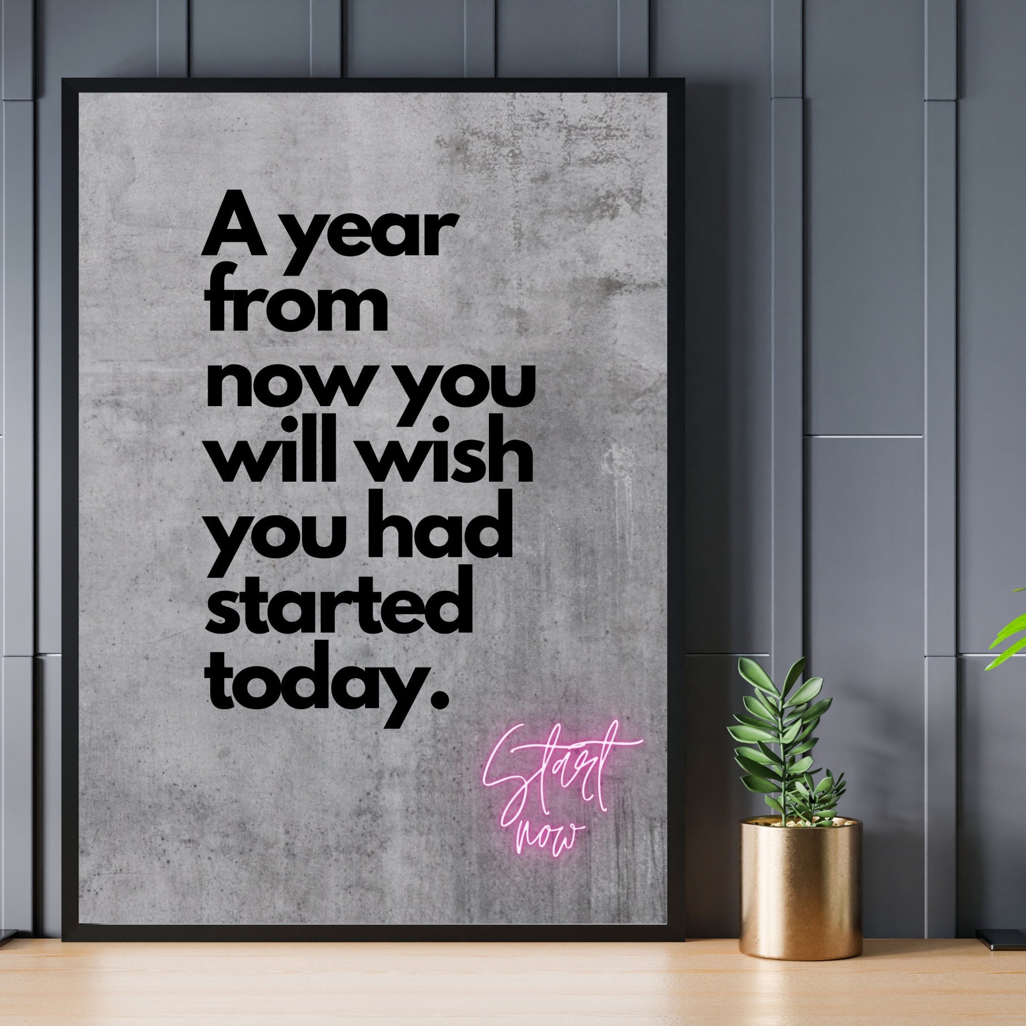 Digital Printable Poster for Motivation, Mindset, Desicion, for Home ...