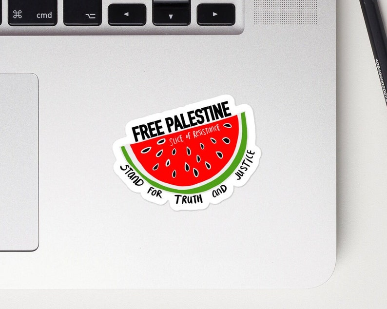 Free Palestine Watermelon Resistance Sticker - Etsy