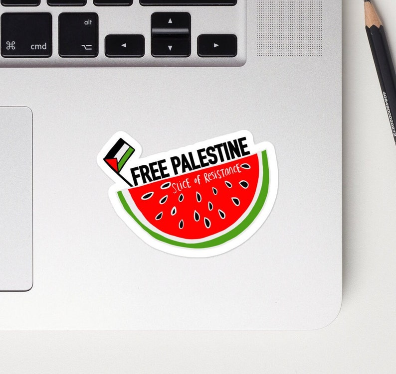Free Palestine Flag Watermelon Sticker - Etsy