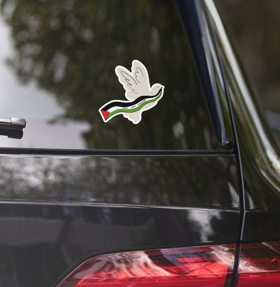 Palestine Bird Sticker I Stand With Palestine Sticker Palestine Flag ...