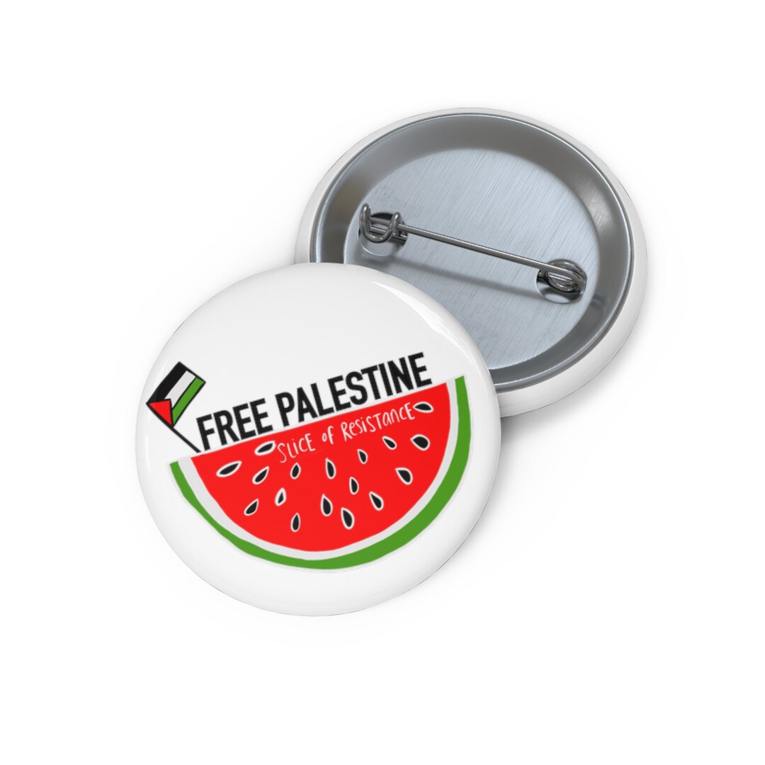 Free Palestine Watermelon Pin Buttons - Etsy