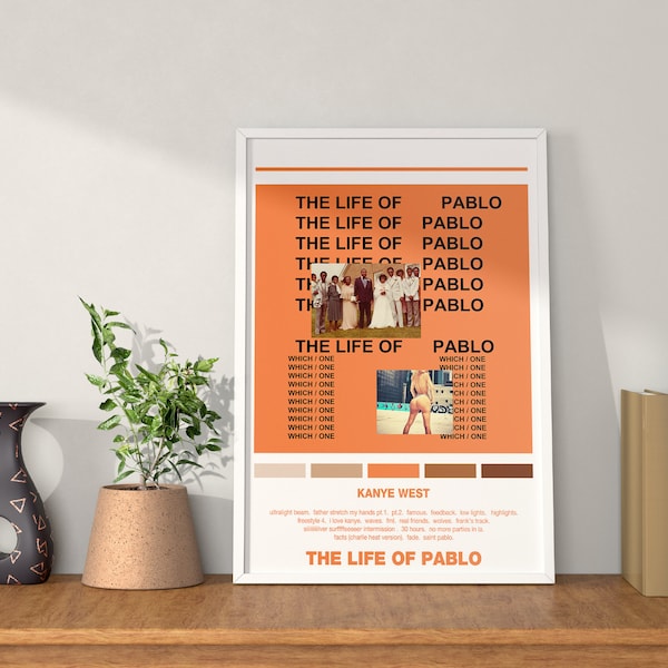 Life of Pablo Font - Etsy