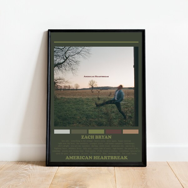 Zach Bryan Font - Etsy