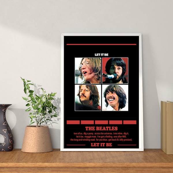 Beatles Let It Be - Etsy