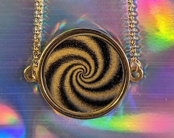 RARE HYPNO-COIN Vintage 1960s Psychedelic Lenticular Trippy Vari-vue ...