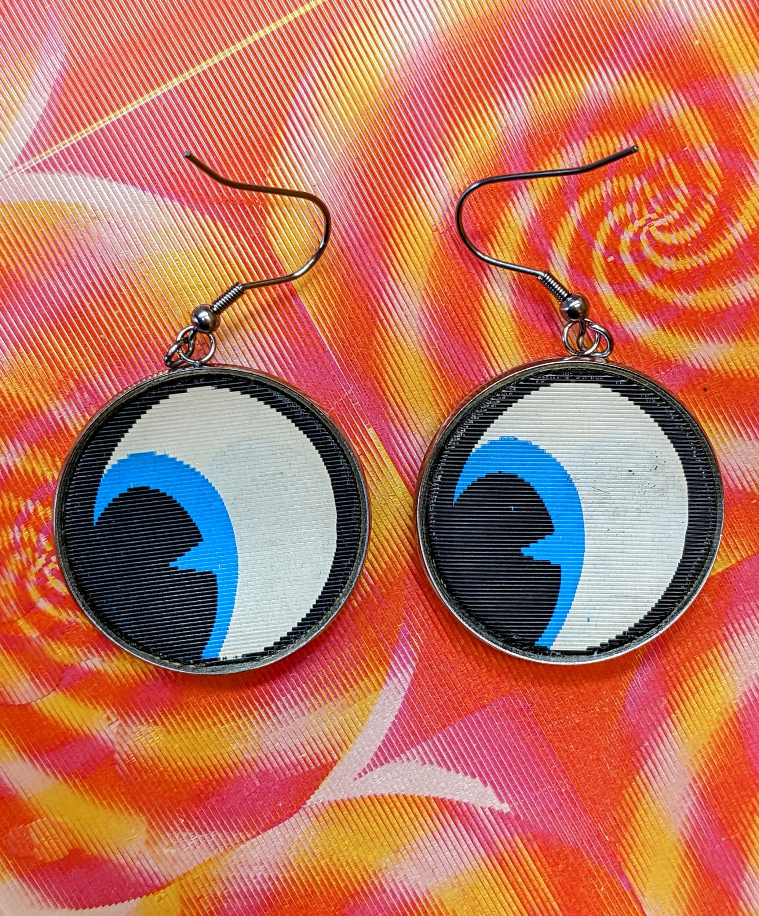 Cartoon Oval Eye Pattern