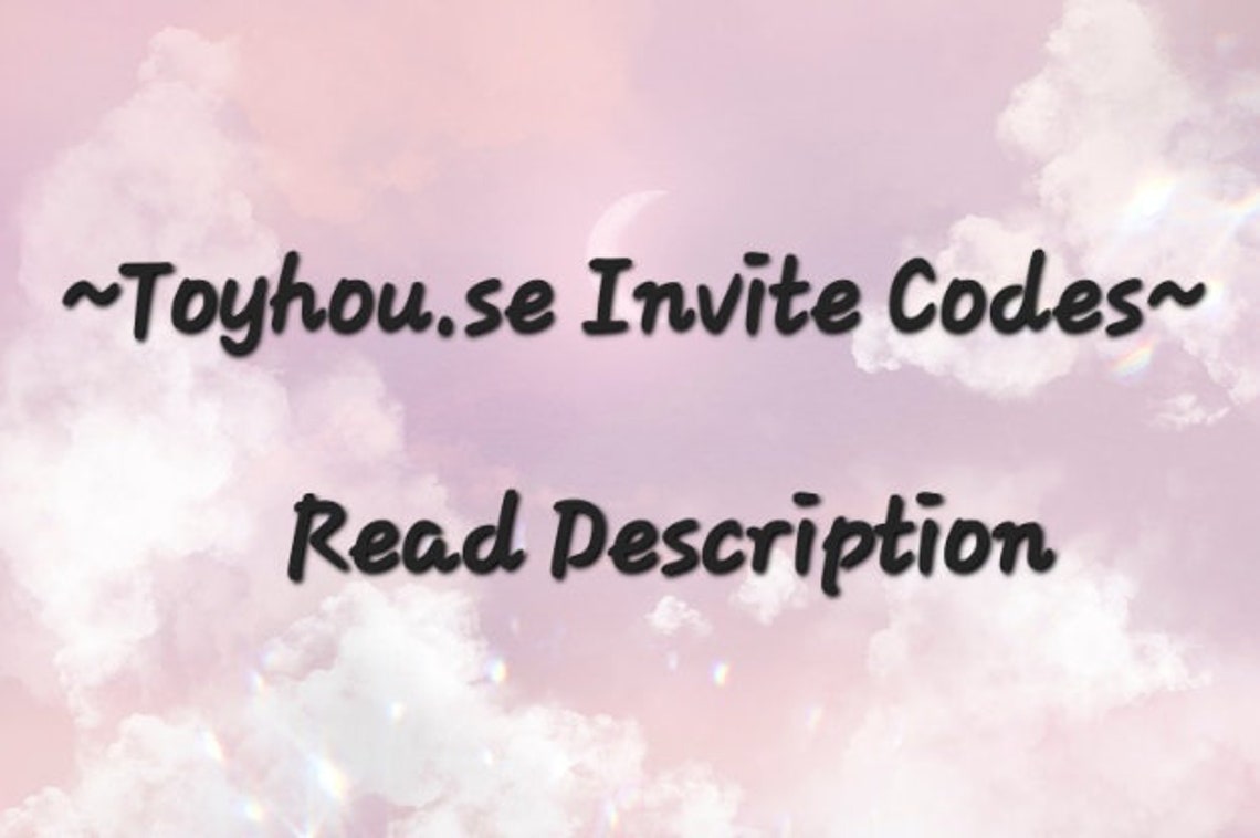 Same Day Toyhou.se Invite Codes! (+ Bulk!) - Etsy
