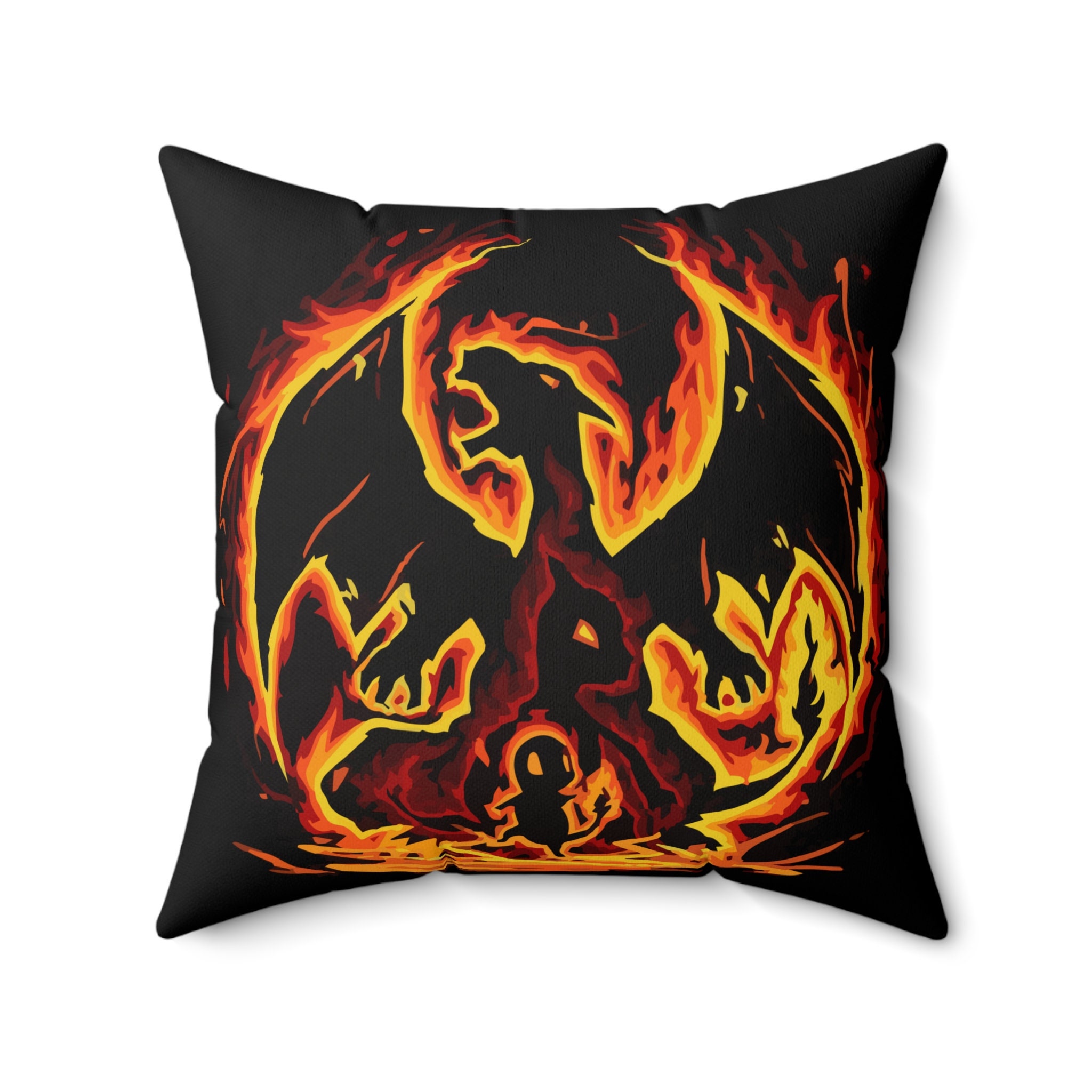 Charizard Pillow Charmander Evolution Pillow, Charizard Cushion ...