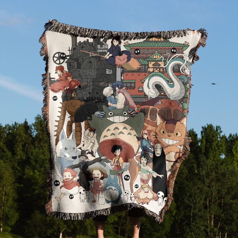 Ghibli Blanket Tapestry - Etsy