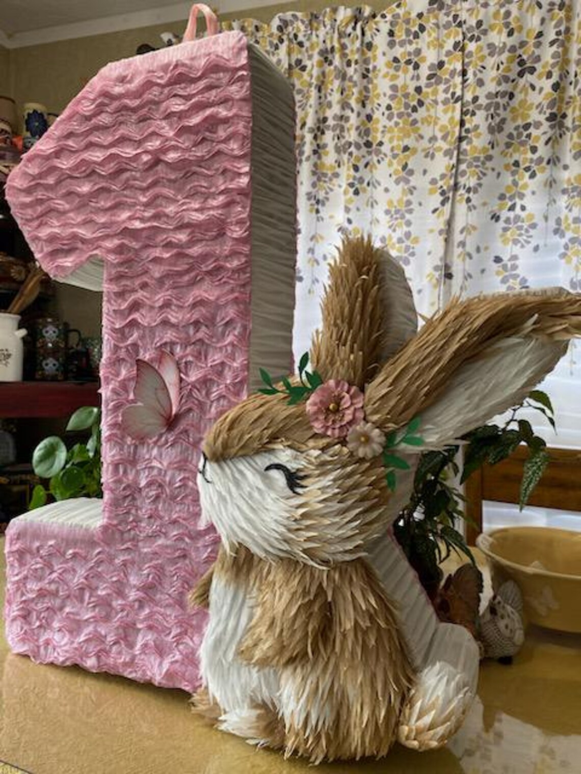 Bunny Theme Piñata, Bunny Piñata, Number Piñata - Etsy