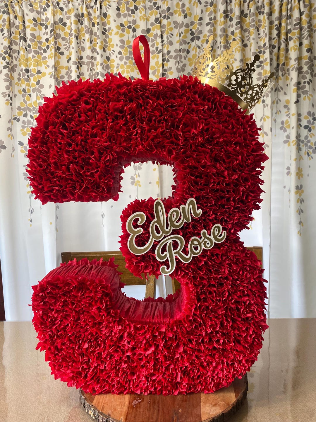 Custom Number Piñata - Etsy