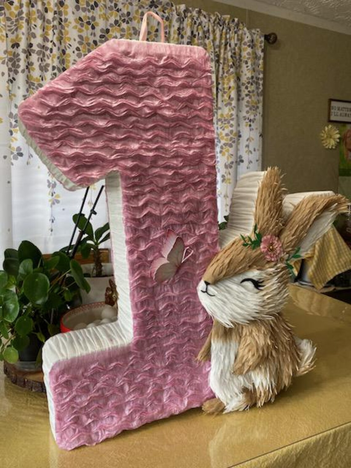 Bunny Theme Piñata, Bunny Piñata, Number Piñata - Etsy