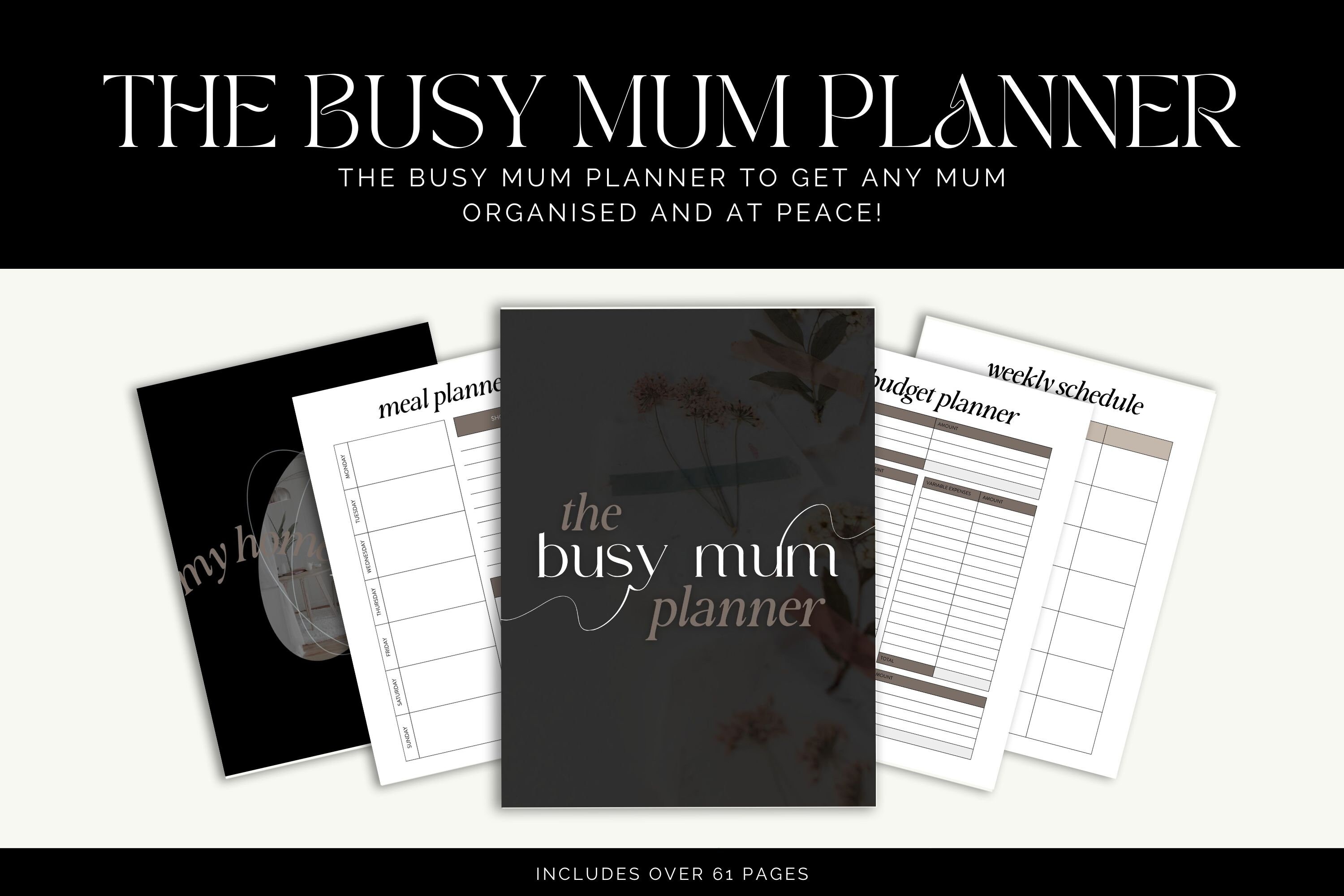 Busy Mum Planner | Planning for Busy Mums, Working Mum Planner, Family ...