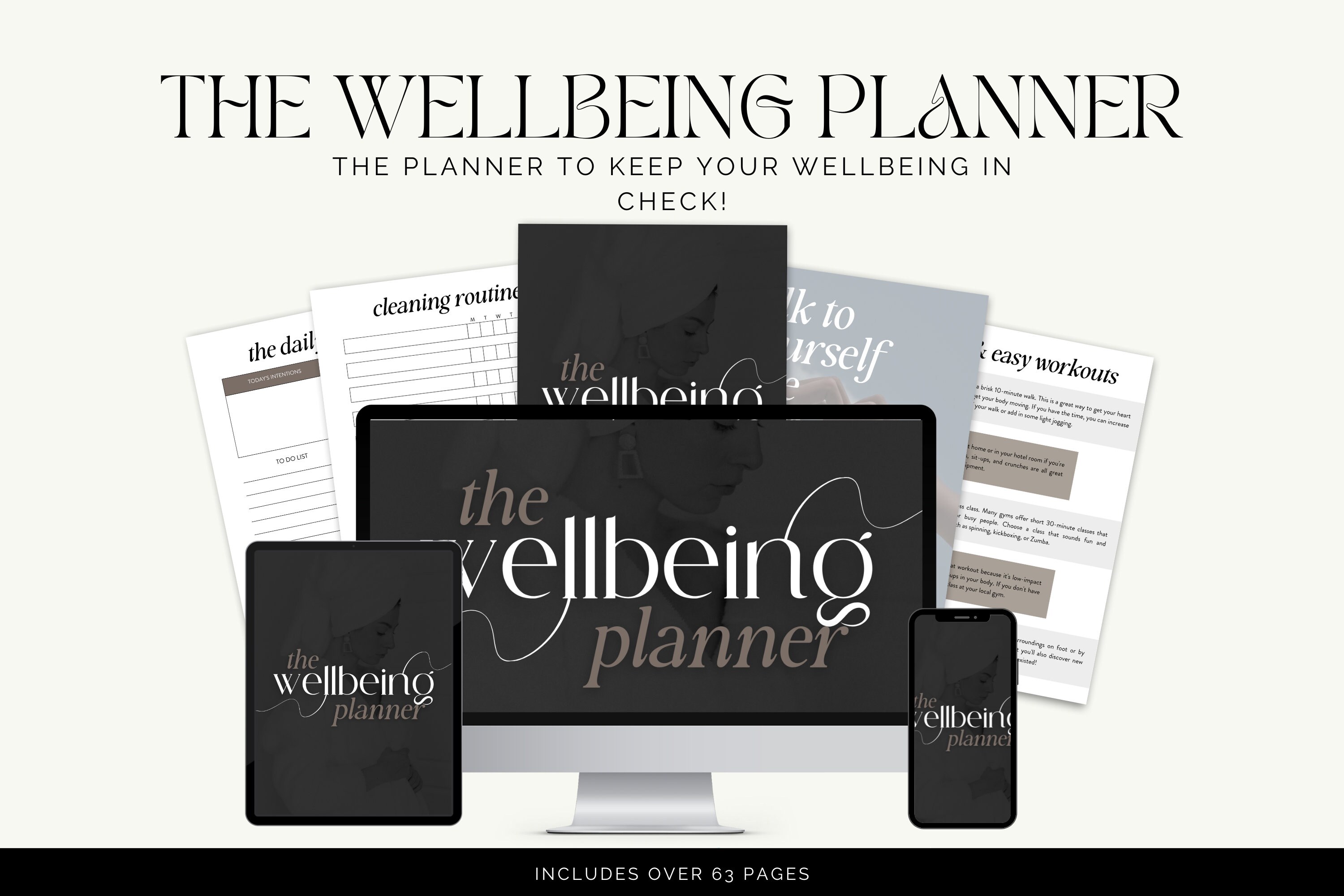 Wellbeing Planner Printable Self-love Journal Mental Health Worksheet ...