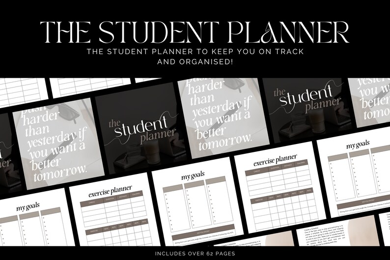 Printable Student Planner Academic Planner Printable College Student ...