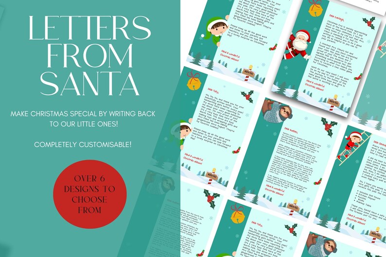 Letter From Santa, Secret Santa Ideas, Santa Letters, Christmas Eve Box ...