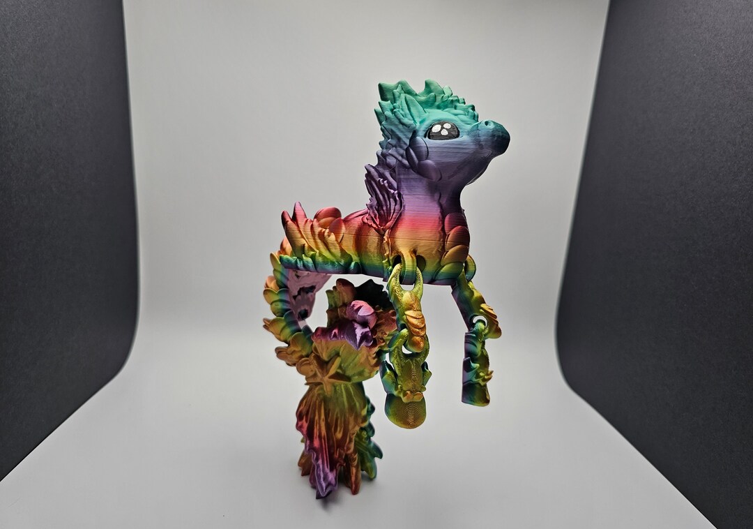 Extra Large! Sea Horse 3D Printed Hippocampus Flexible Fidget Toy - Etsy