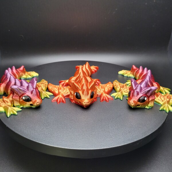 3d Printed Dragon Keychain - Etsy