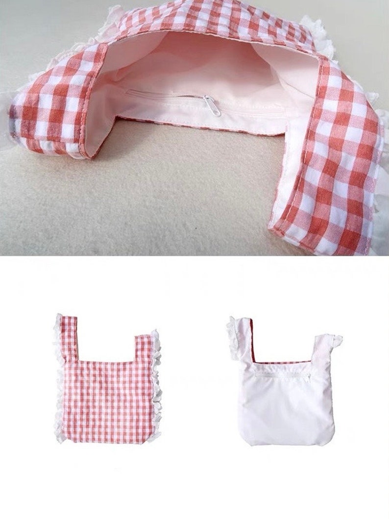 Gingham Shoulder Bag With Bow & Ribbon Decor Bow Bag - Etsy